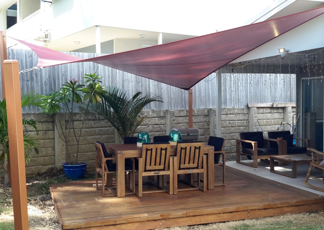 Designing decks with shade sails | Shade Sails Brisbane Residential ...
